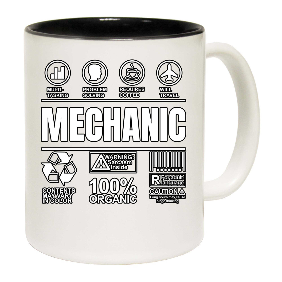Mechanic Sarcastic Humour Mug Cup - 123t Australia | Funny T-Shirts ...